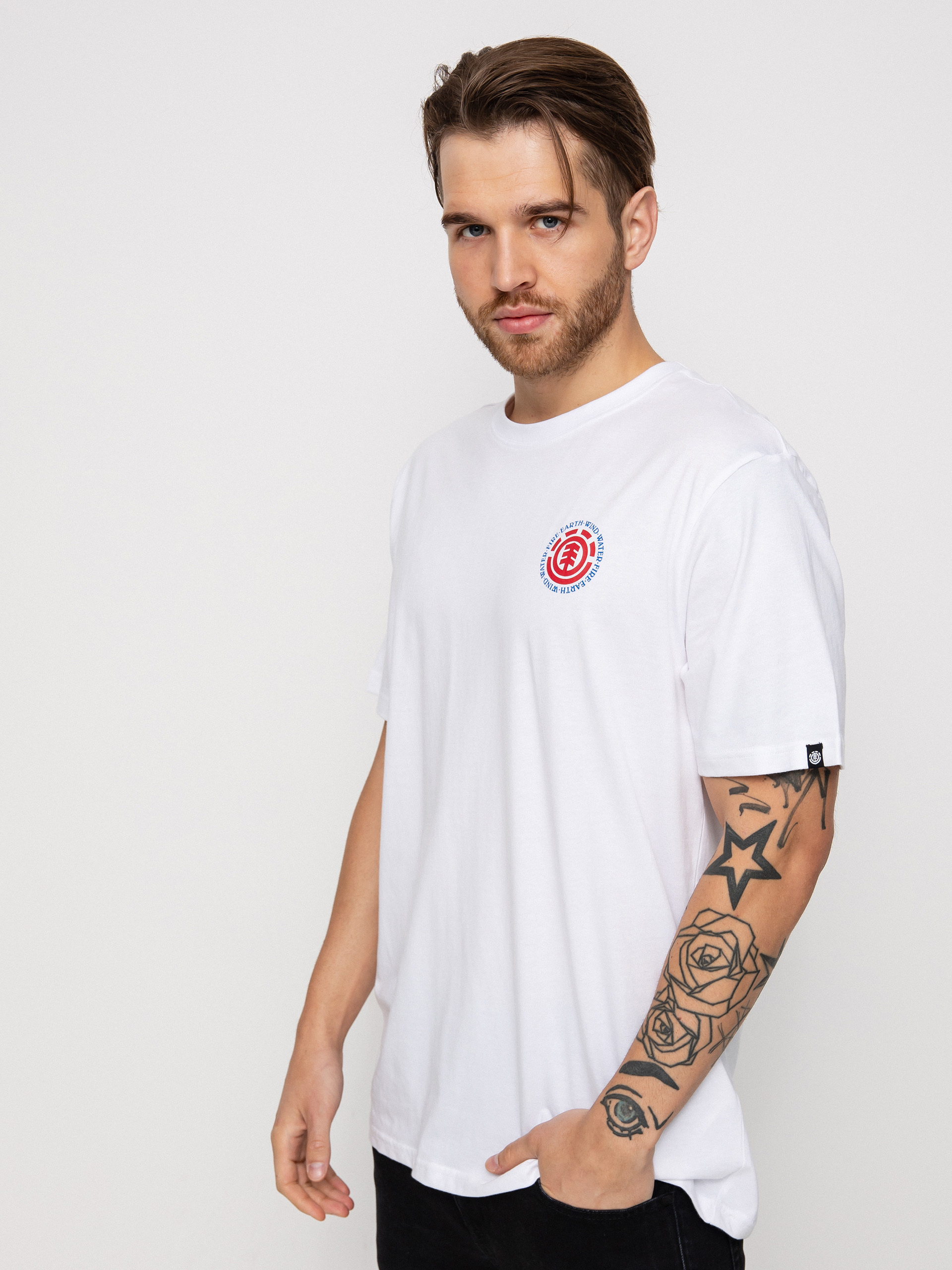 Element Seal Bp póló - fehér (optic white)