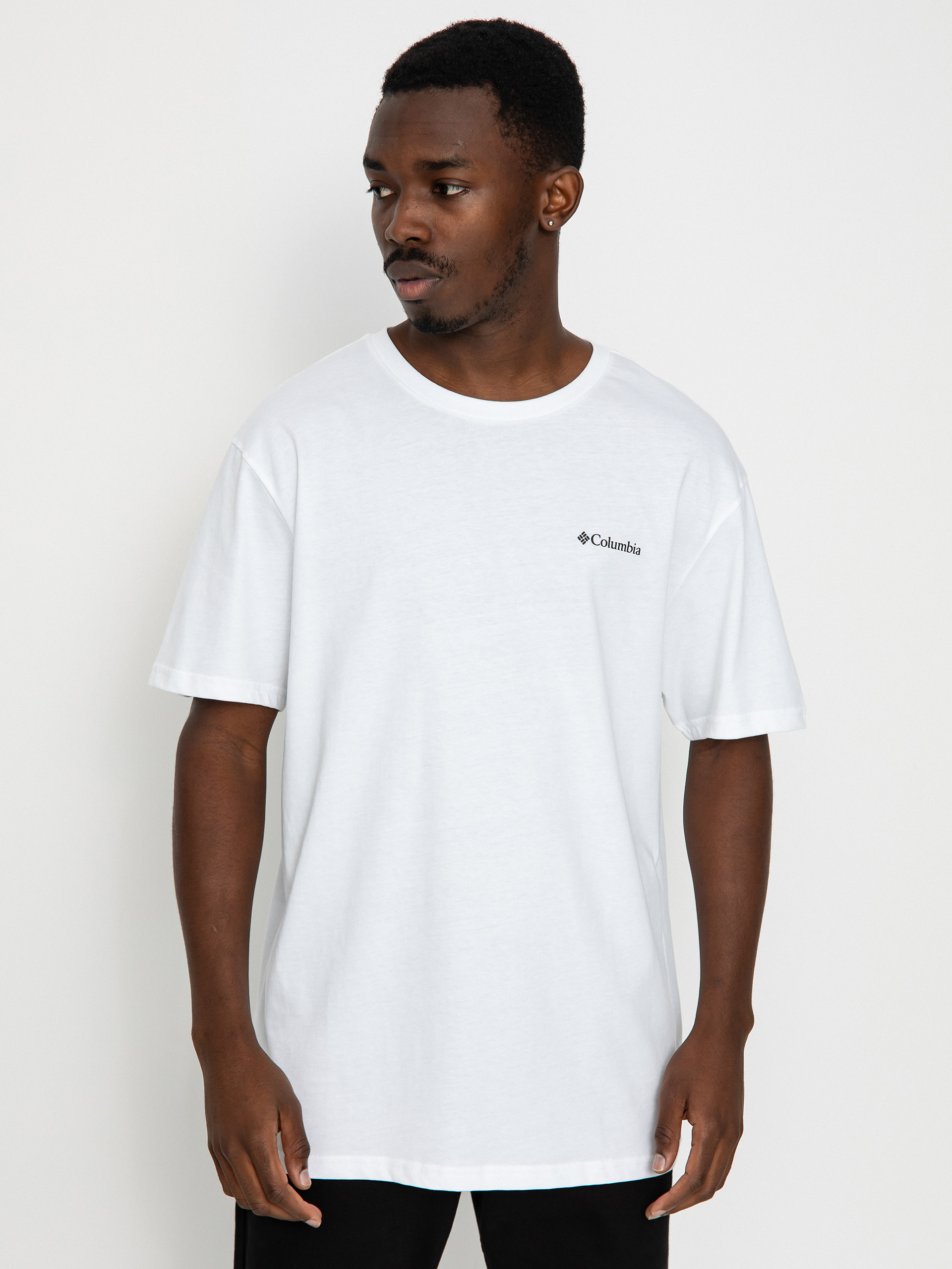 Columbia Basic Logo póló - fehér (white/lc csc/branded graphic)