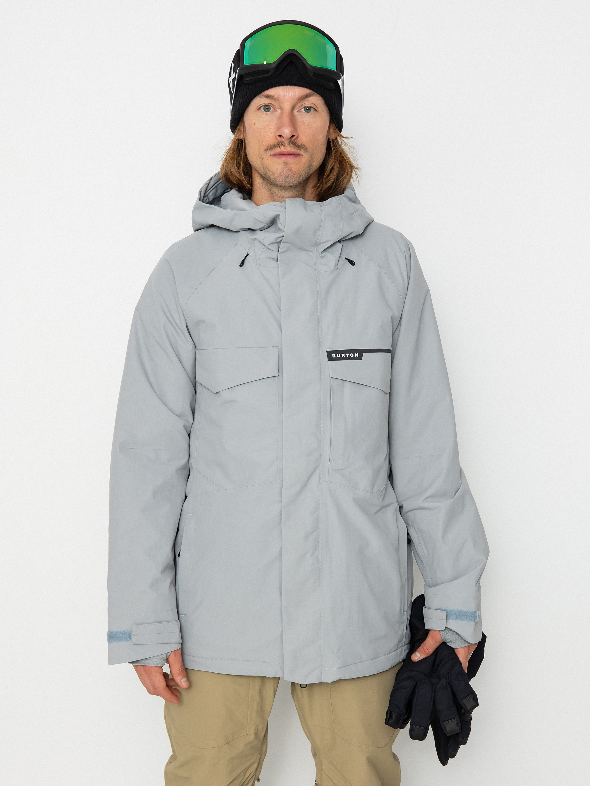 Burton Covert 2.0 Snowboard dzseki - szürke, ezüst (silver sconce)