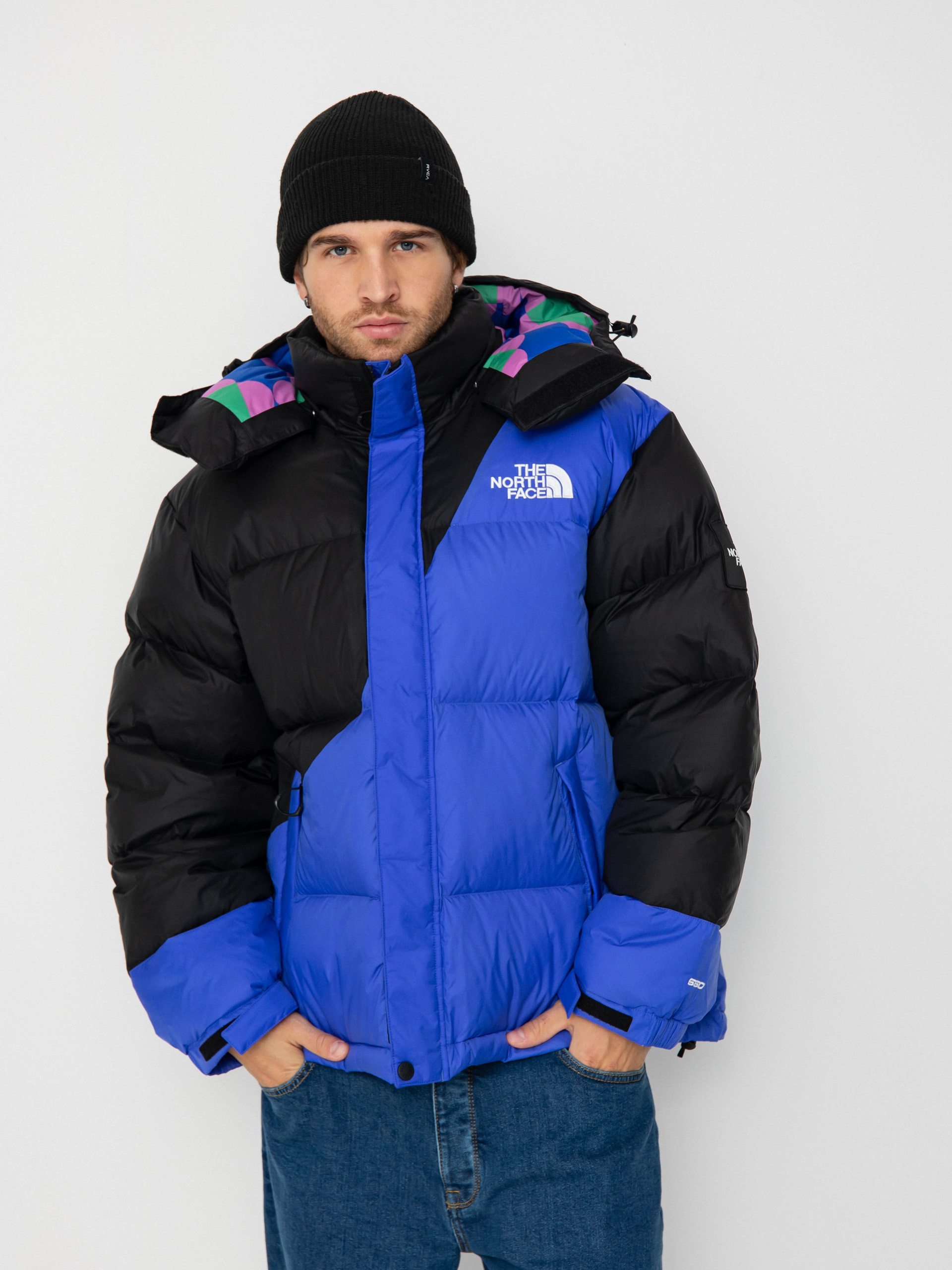 The North Face X Yinka Ilori Down Puffer Dzseki - kék (tnf black/solar ...