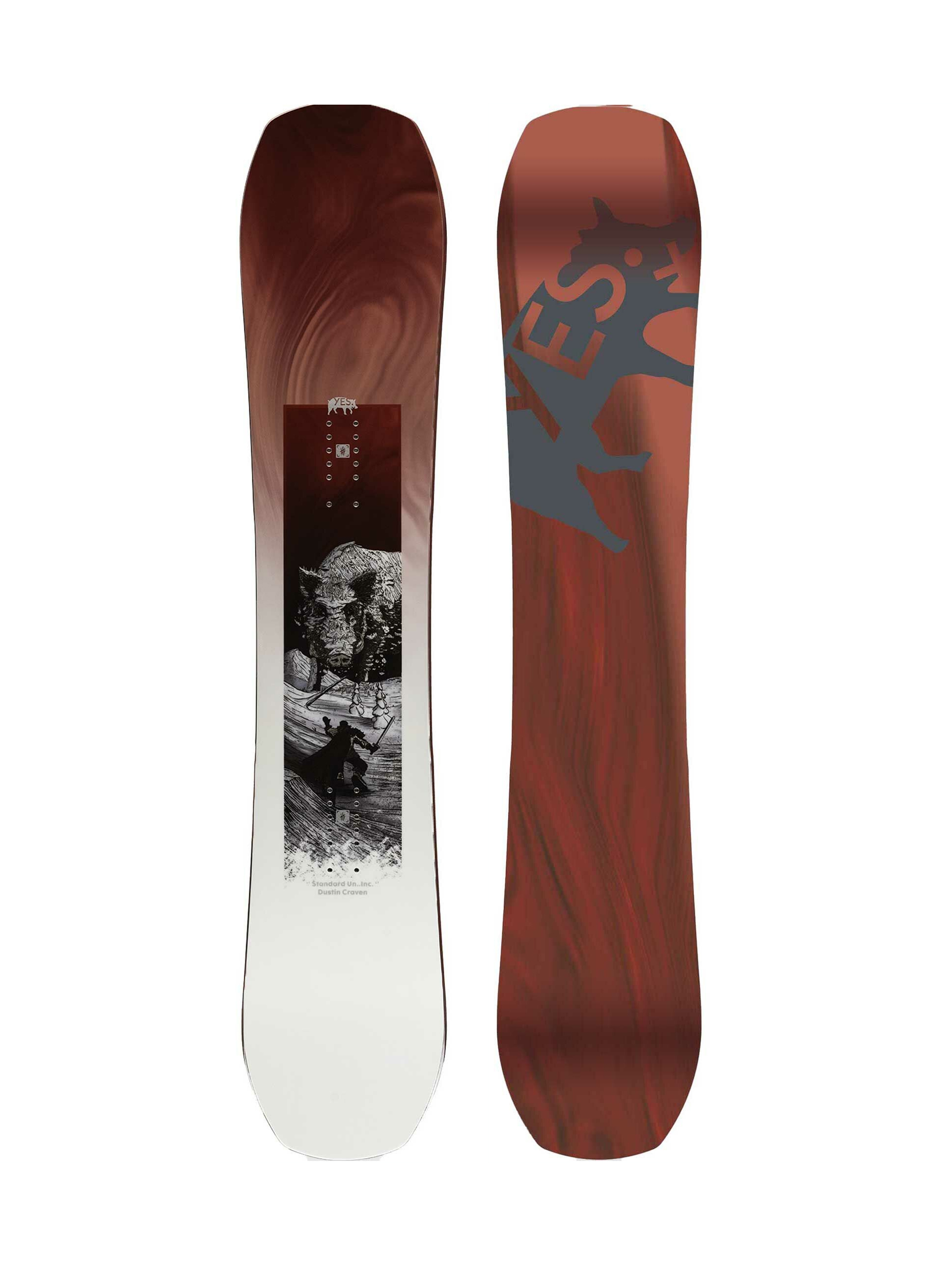 Snowboard Yes Standard UnInc. DC XTRM - többszínű (dark red/black)