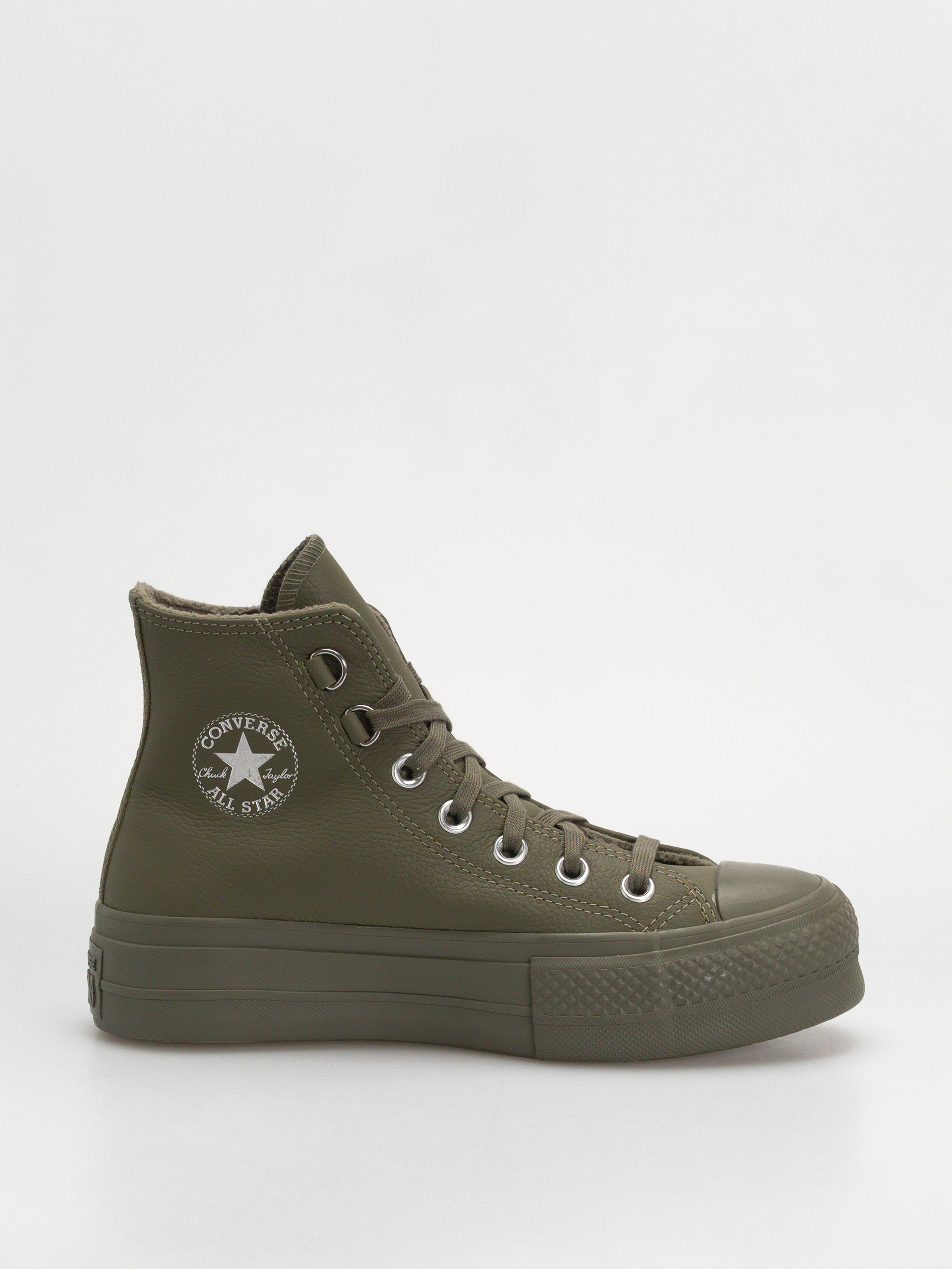 Converse Chuck Taylor All Star Lift Wmn Tornacipők - zöld (forest/grey)