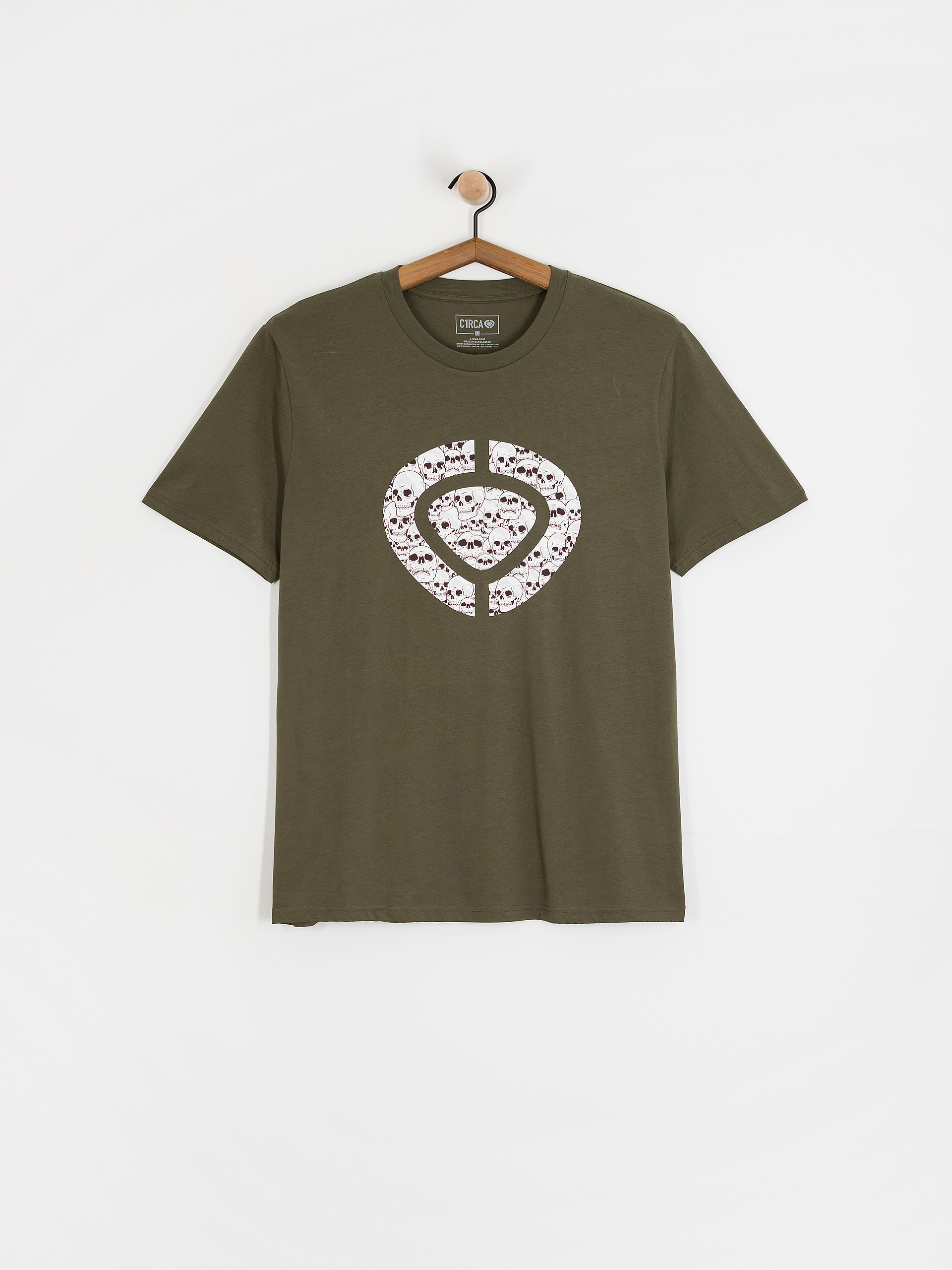 Circa Icon Skull Póló - zöld (khaki)
